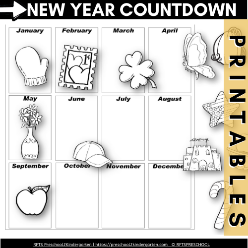 NEW YEAR COUNTDOWN CURRICULUM | LESSONS AND PRINTABLES | MATH LITERACY ...