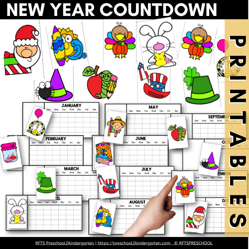 NEW YEAR COUNTDOWN CURRICULUM | LESSONS AND PRINTABLES | MATH LITERACY ...