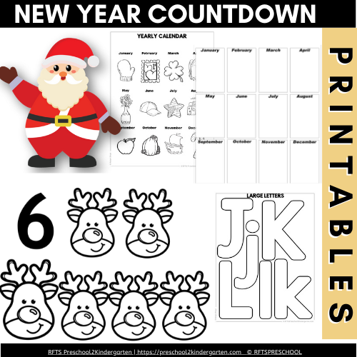 NEW YEAR COUNTDOWN CURRICULUM | LESSONS AND PRINTABLES | MATH LITERACY ...
