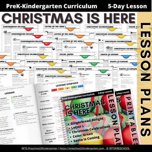 CHRISTMAS IS HERE CURRICULUM | LESSONS AND PRINTABLES | MATH LITERACY ...