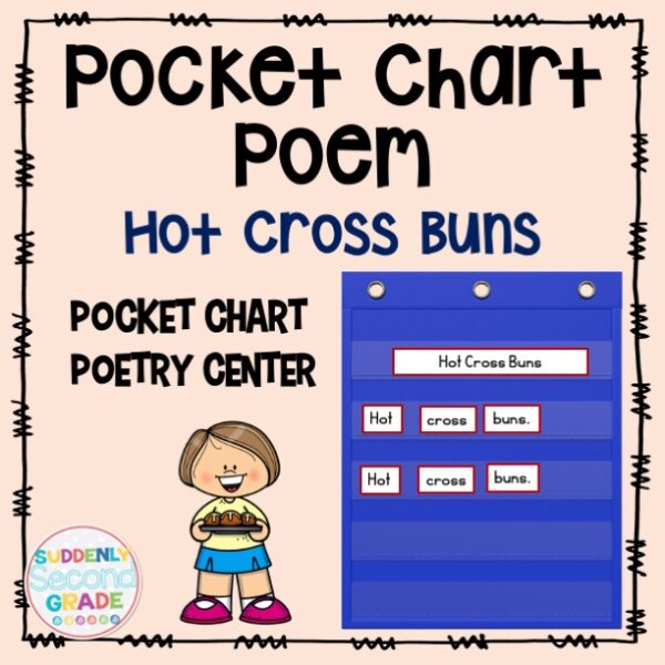 Pocket Chart Poem Hot Cross Buns Nursery Rhyme | Made By Teachers
