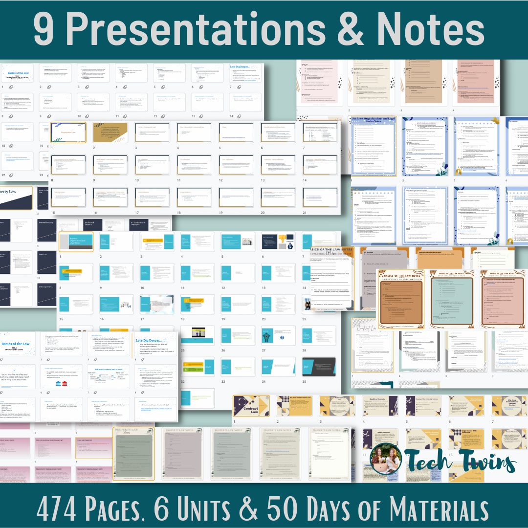 Business Law Course & Bundle - 1 Semester | Made By Teachers