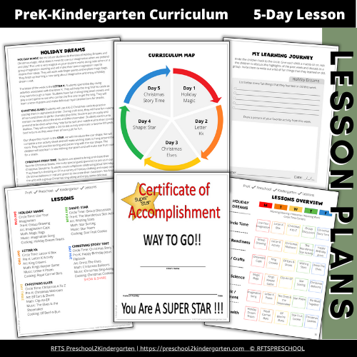 HOLIDAY DREAMS CURRICULUM | LESSONS AND PRINTABLES | MATH LITERACY ...