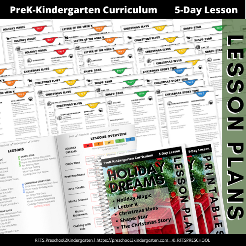 HOLIDAY DREAMS CURRICULUM | LESSONS AND PRINTABLES | MATH LITERACY ...