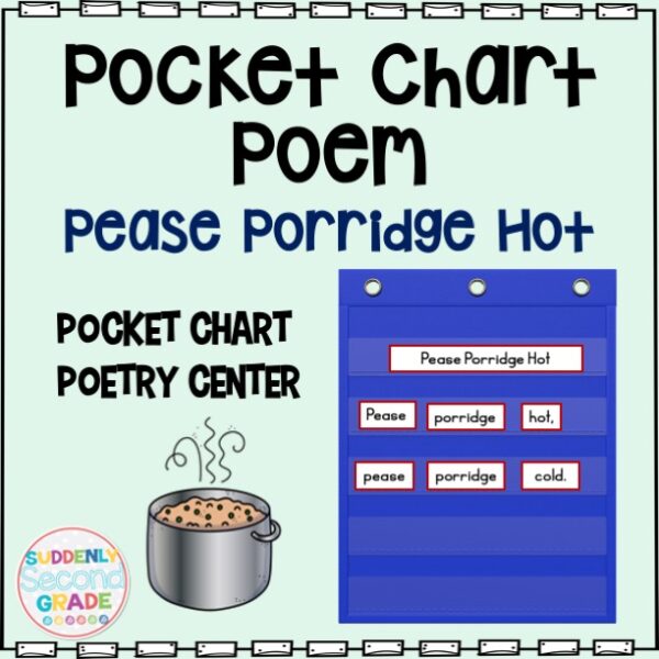 Pocket Chart Poem Pease Porridge Hot Nursery Rhyme | Made By Teachers