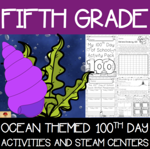100th Day of School Ocean Themed {Fifth Grade} | Made By Teachers