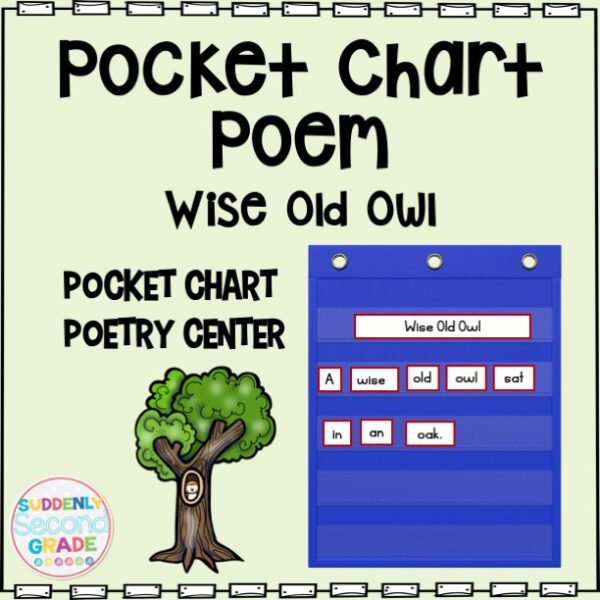 Pocket Chart Poem Wise Old Owl Nursery Rhyme | Made By Teachers