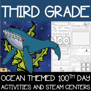 100th Day of School Ocean Themed {Third Grade} | Made By Teachers