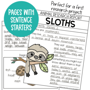 Animal Research Project Report - Differentiated - Editable | Made By ...