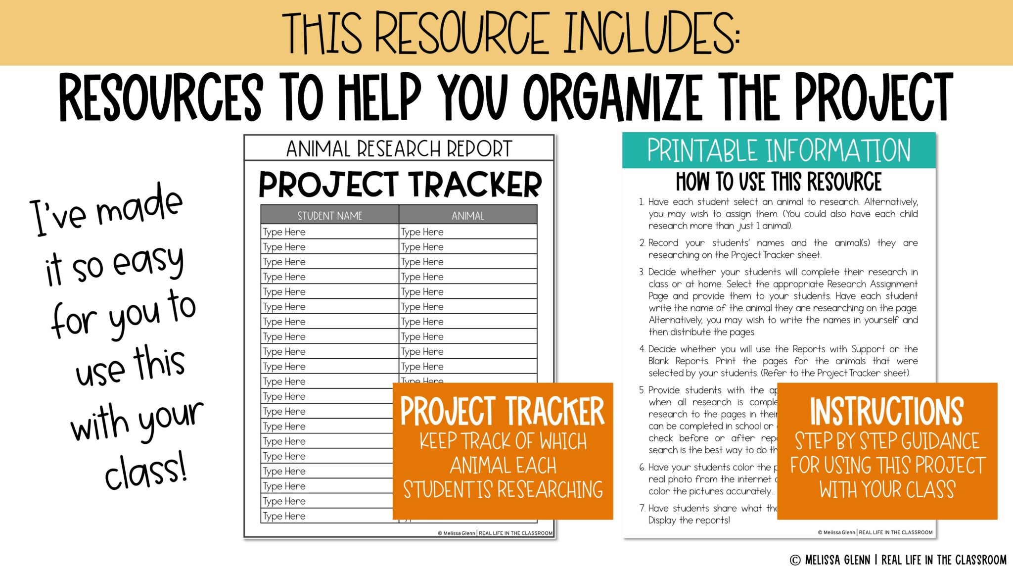 Animal Research Project Report - Differentiated - Editable | Made By ...