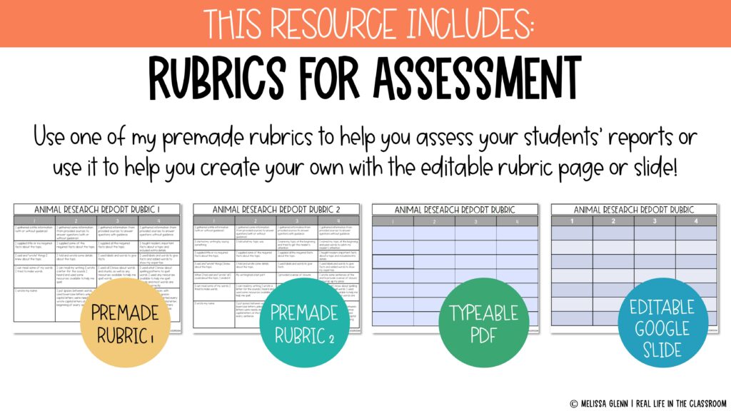 Animal Research Project Report - Differentiated - Editable | Made By ...