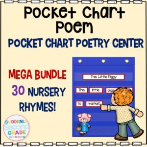 Pocket Chart Poem Mega Bundle 30 Nursery Rhyme | Made By Teachers