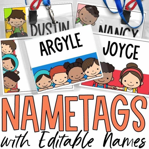 Editable Name Tags Template - Printable | Made By Teachers
