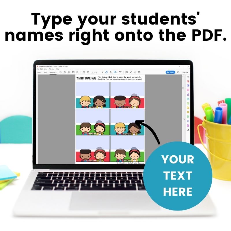 Editable Name Tags Template - Printable | Made By Teachers