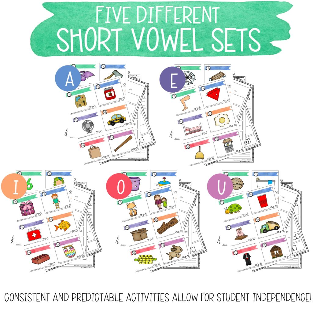 Short Vowel Activity - Differentiated and Low Prep | Made By Teachers