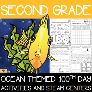 100th Day of School Ocean Themed {Second Grade} | Made By Teachers