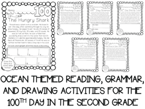 100th Day of School Ocean Themed {Second Grade} | Made By Teachers