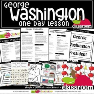 GEORGE WASHINGTON CURRICULUM | LESSONS AND PRINTABLES | MATH LITERACY ...