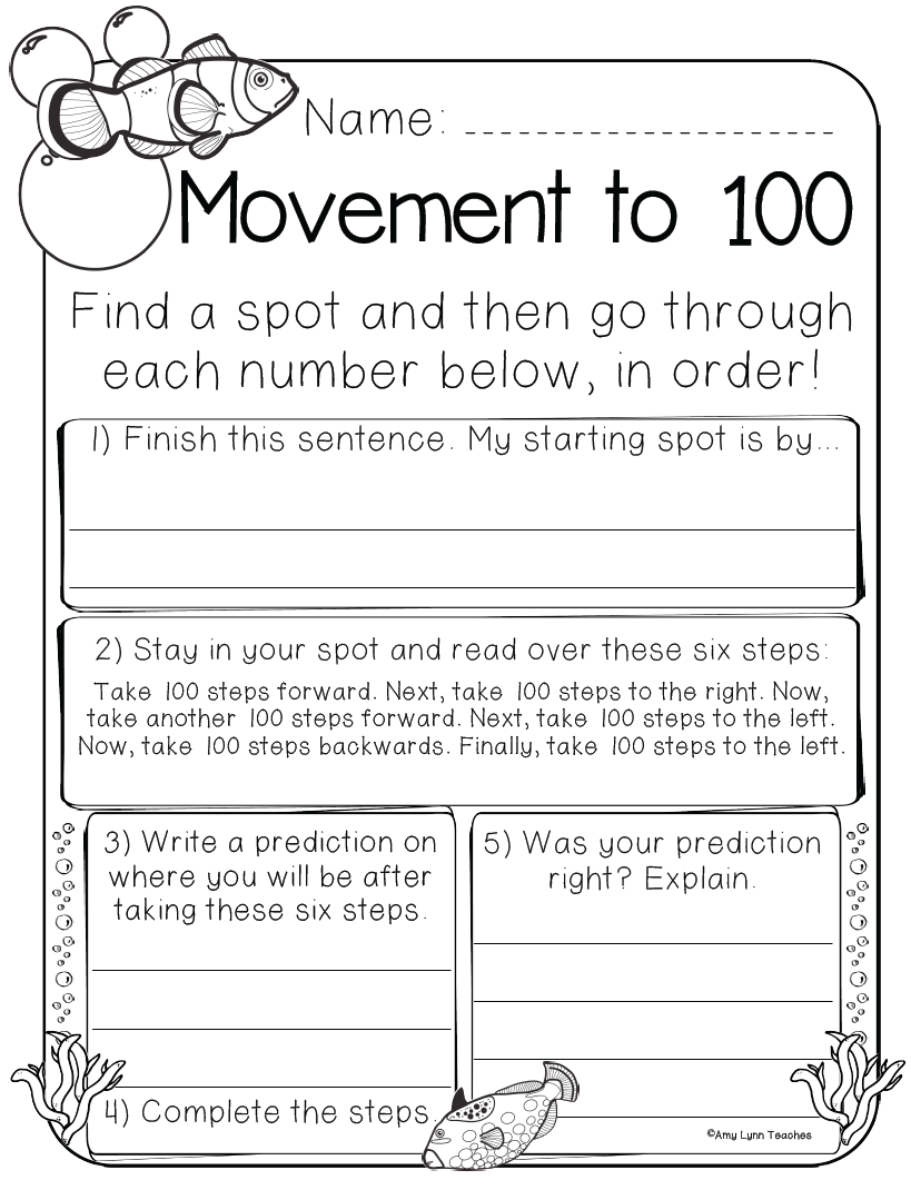 Ocean Themed 100th Day Whole-School License Bundle | Made By Teachers