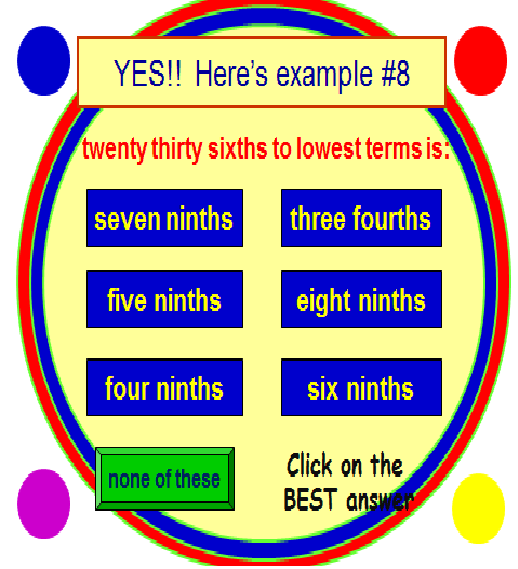 Reducing Fractions POWERPOINT Fun Quiz (46 Slides) | Made By Teachers