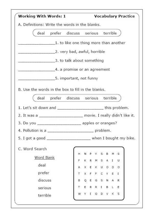 i Ready Vocabulary Grade 2 worksheets | Made By Teachers