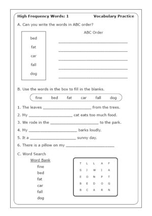 i Ready Vocabulary Grade 2 worksheets | Made By Teachers