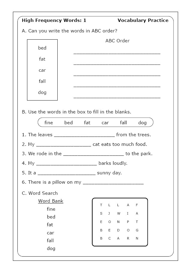 i Ready Vocabulary Grade 2 worksheets | Made By Teachers