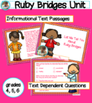 Ruby Bridges Nonfiction Reading Comprehension Lesson | Made By Teachers