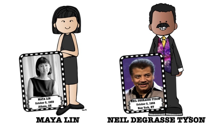 CLASSROOM DECOR History Themed Classroom Calendar - October Biographies ...