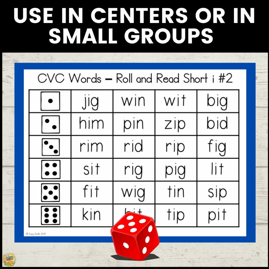 CVC Words - Roll and Read Games - 19 Different Game Boards | Made By ...