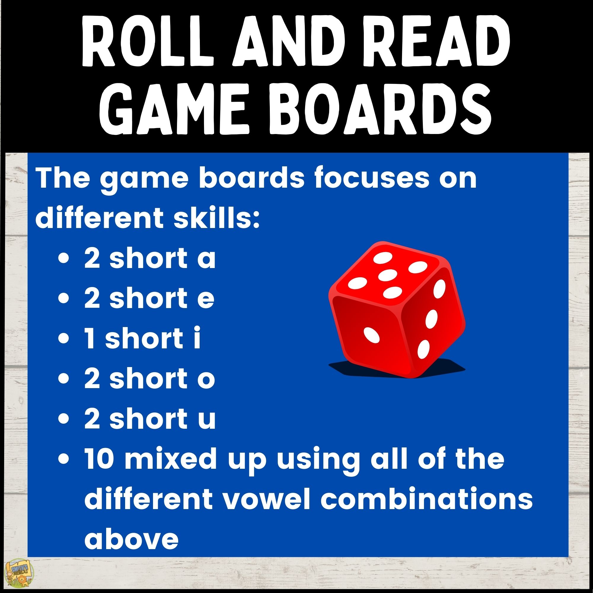 CVC Words - Roll and Read Games - 19 Different Game Boards | Made By ...