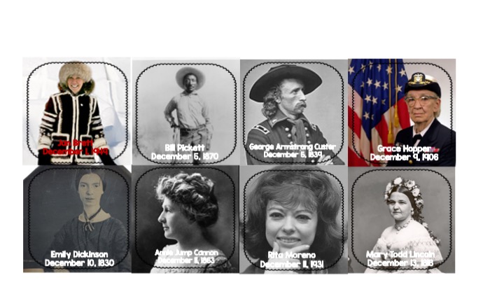 CLASSROOM DECOR History Themed Classroom Calendar - December ...