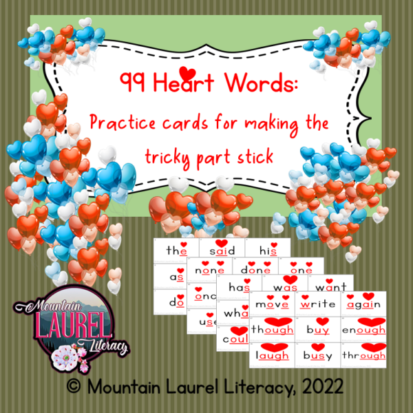 Heart Words High Frequency Flash Cards First Grade | Made By Teachers