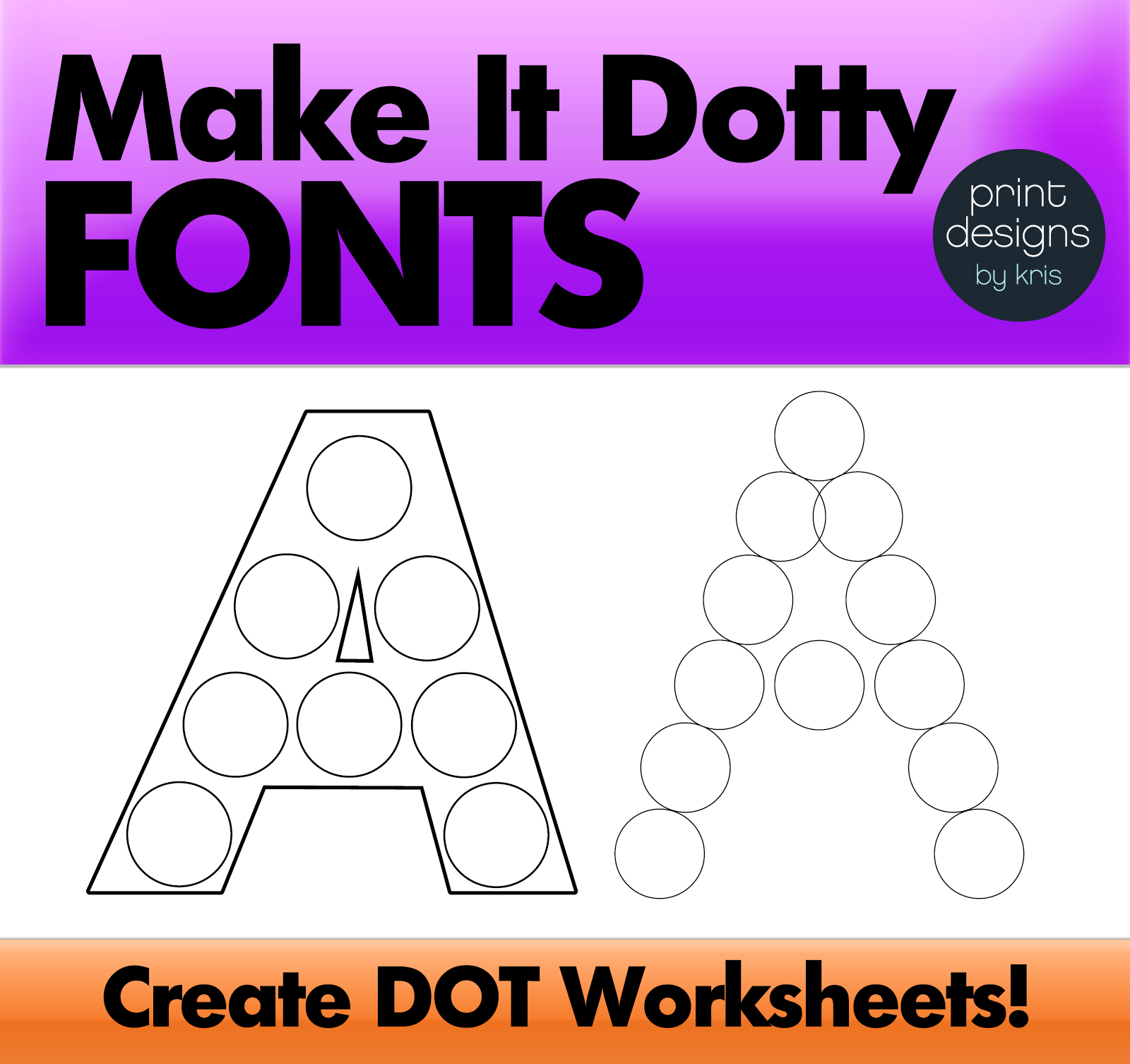 Dot Marker Font - Make it Dotty Fonts - Dot a Letter Font | Made By ...