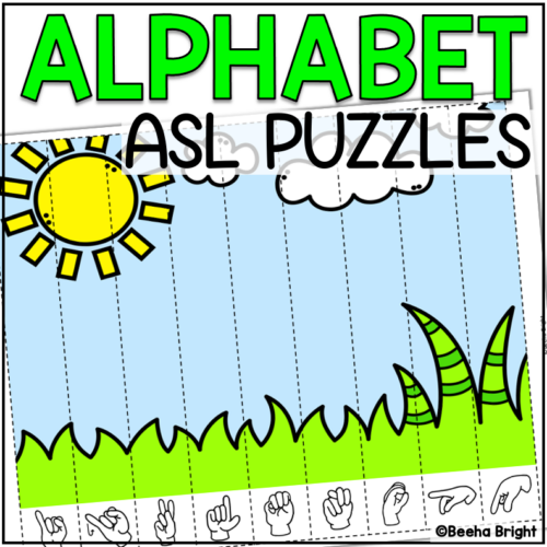 Sequencing ASL Alphabet Puzzles | Made By Teachers