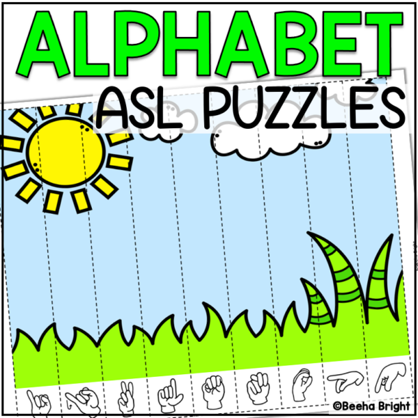 Sequencing ASL Alphabet Puzzles | Made By Teachers