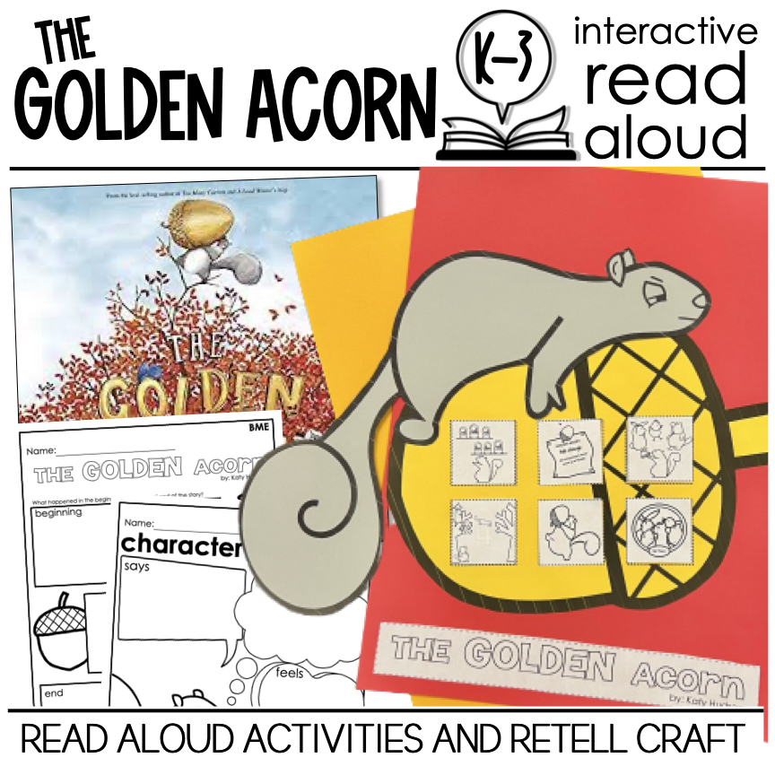 The Golden Acorn Interactive Read Aloud Activities | Fall Read Aloud ...