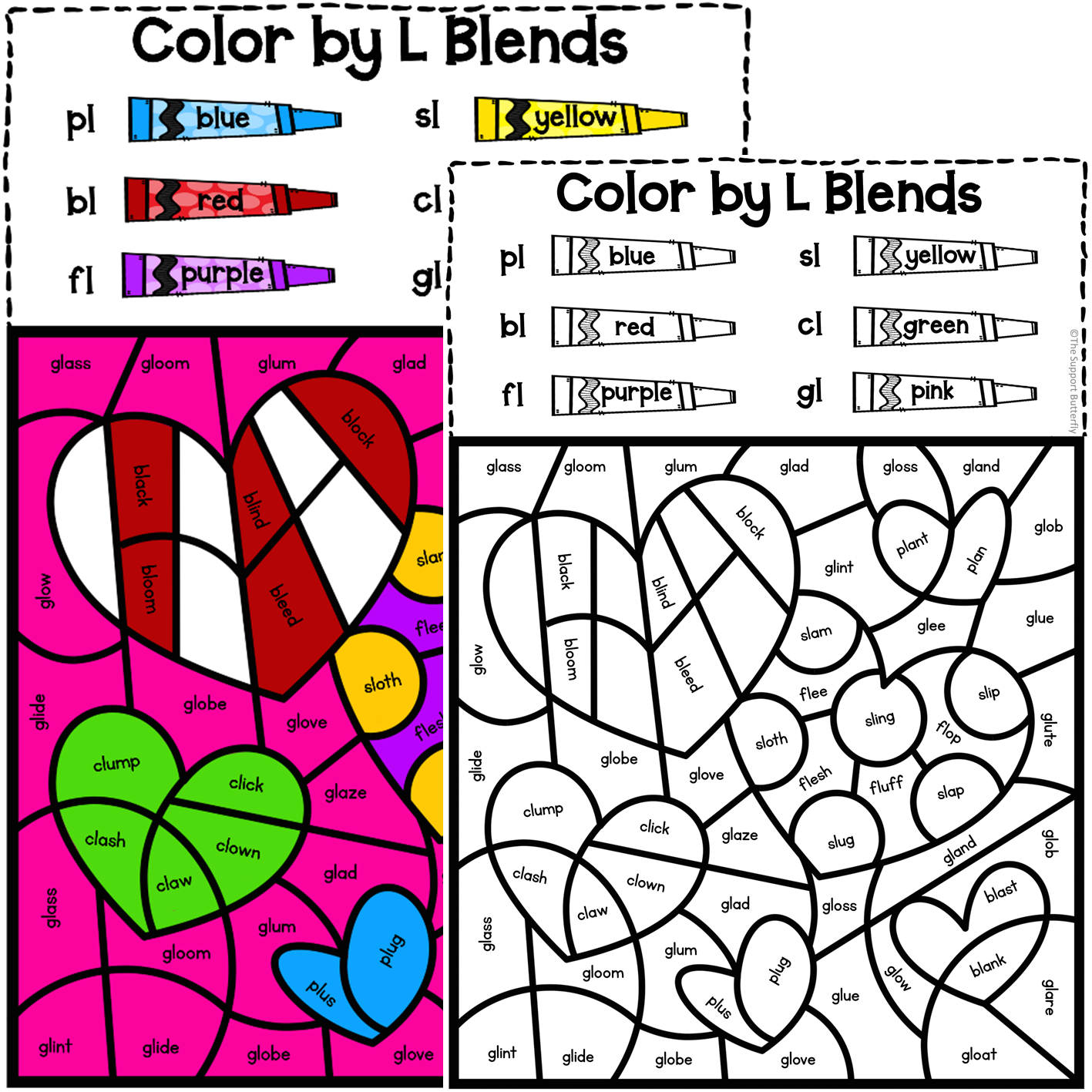 Valentine's Day Activities L Blends | Made By Teachers