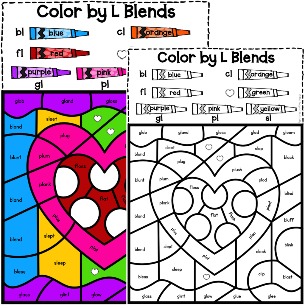 Valentine's Day Activities L Blends | Made By Teachers