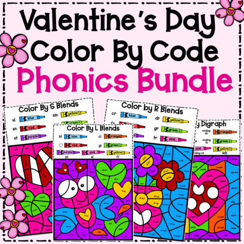 Valentine's Day Phonic Activities Bundle | Made By Teachers