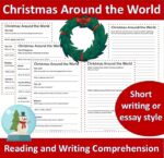 Christmas Around the World Reading and Writing Comprehension | Made By ...