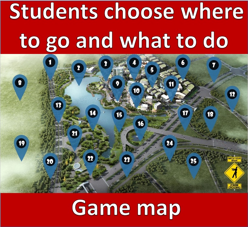 Zombie Team Role play Classroom Interactive Game | Made By Teachers