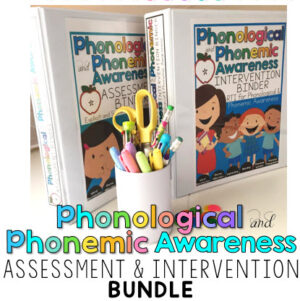 Phonological & Phonemic Awareness Assessment + Intervention Activities ...