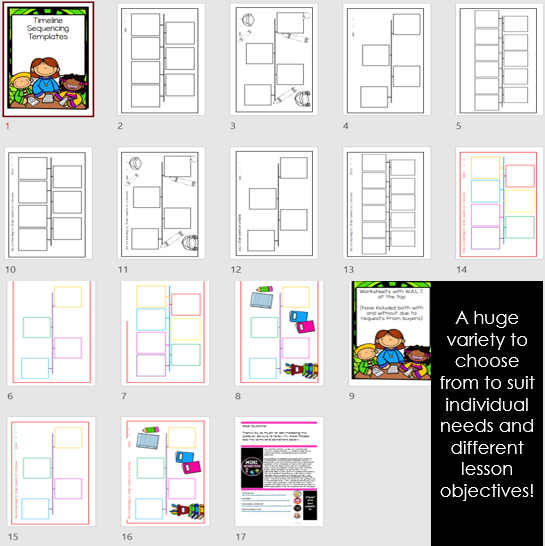 Order Events On A Timeline Template History, Math or Health | Made By ...