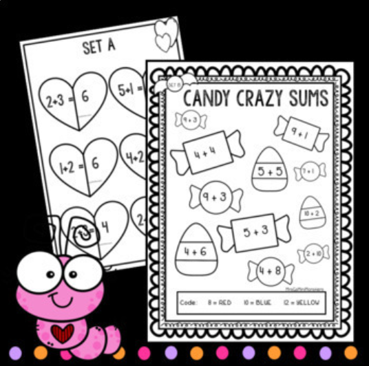 Valentines Day Math Worksheets | Made By Teachers