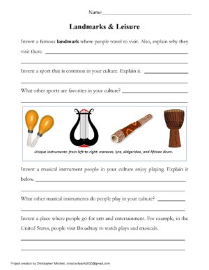 The Create Your Own Culture Hands-On Learning Project | Made By Teachers