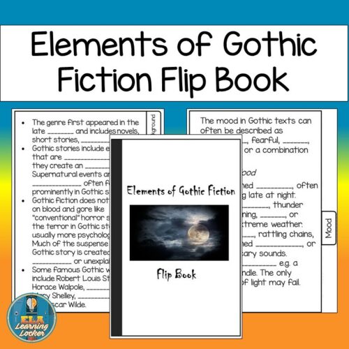 Elements of Gothic Fiction Flip Book | Made By Teachers
