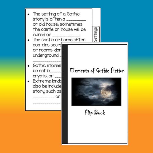 Elements of Gothic Fiction Flip Book | Made By Teachers