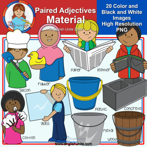 Clip Art - Paired Adjectives Bundle | Made By Teachers