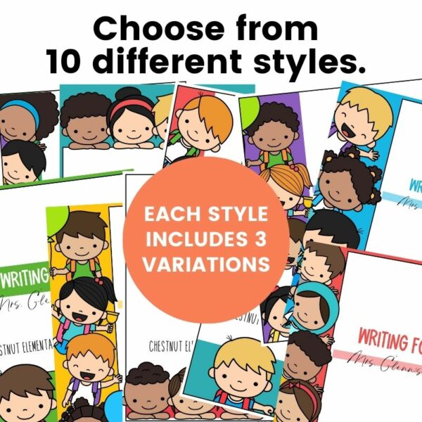 Editable Folder Covers - For Take Home, Ketchup, Homework Folders or ...